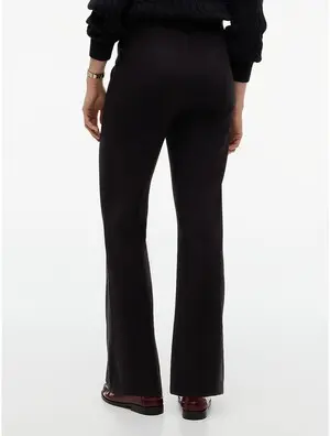 Tommy Hilfiger Flared Cropped Ponte Pull-on Pant