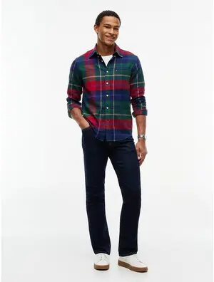 Tommy Hilfiger Regular Fit Bold Plaid Flannel Shirt