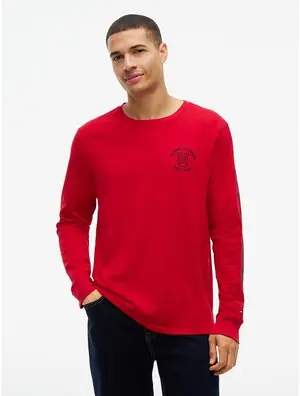 Tommy Hilfiger Long-sleeve Hilfiger Logo T-shirt