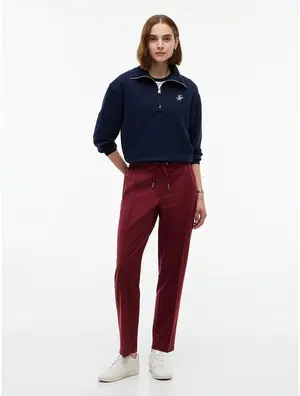 Tommy Hilfiger Tapered Drawstring Jogger Pant - Dark Red Header