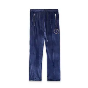 PINE LOS ANGELES Pleated Velour Sweatpants-night