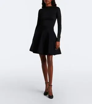 Alaïa Wool-blend Miniskirt