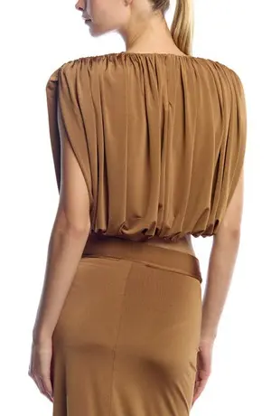 LBLC THE LABEL Elton Shirring Top