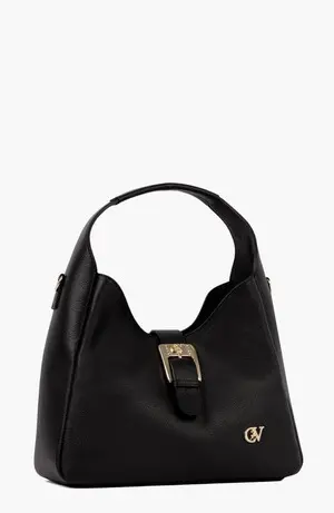 CAVALINHO Signature Cv Leather Shoulder Bag 634 - Black