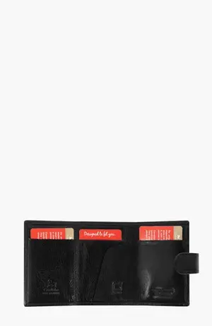 CAVALINHO Gentleman Trifold Pop Up Slim Leather Wallet 234