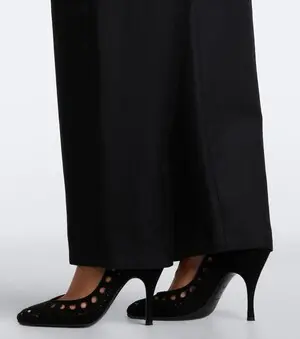 Alaïa Vienne Suede Laser-cut Pumps