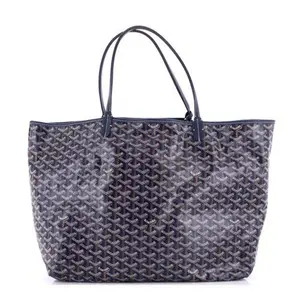 Goyard Saint Louis Tote Coated Canvas Gm - Blue