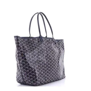 Goyard Saint Louis Tote Coated Canvas Gm - Blue