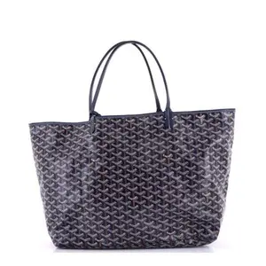 Goyard Saint Louis Tote Coated Canvas Gm - Blue