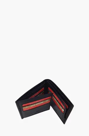 CAVALINHO Gentleman Trifold Leather Wallet 523 - Black