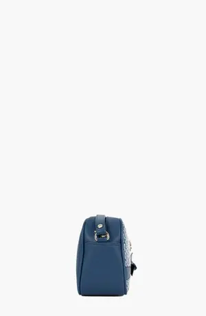 CAVALINHO Almare Woven Crossbody Bag With Bow Detail - Blue