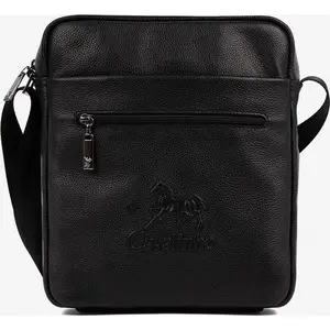 CAVALINHO El Cavaleiro Leather Traveler Crossbody Bag - Black