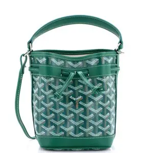 Goyard Petit Flot Bucket Bag Coated Canvas Mini