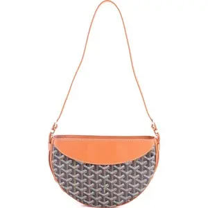 Goyard Hirondelle Shoulder Bag Coated Canvas And Leather - Brown