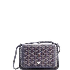 Goyard Plumet Clutch Wallet Coated Canvas - Blue