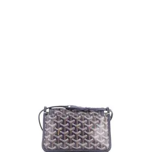 Goyard Plumet Clutch Wallet Coated Canvas - Blue
