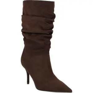 Nine West Murto Faux Suede Slouch Boot - Brown