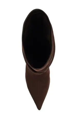 Nine West Murto Faux Suede Slouch Boot - Brown