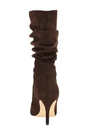 Nine West Murto Faux Suede Slouch Boot - Brown