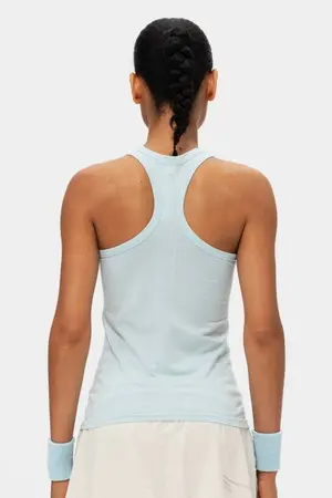 COZY ZERO Performawool Aero Weight Cami Tank - Light Blue