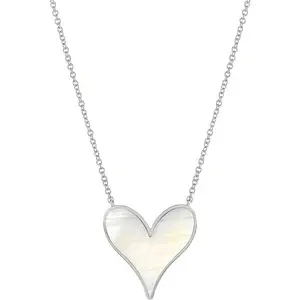 ROSEATE Love & Mother-of-pearl Pendant Necklace - Sterling Silver