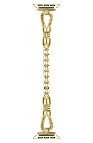 POSH TECH Stainless Steel Apple Watch Band - Gold