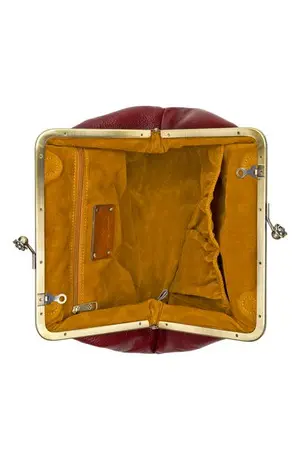 PATRICIA NASH Sofia Small Frame Leather Crossbody Bag