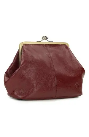 PATRICIA NASH Sofia Small Frame Leather Crossbody Bag