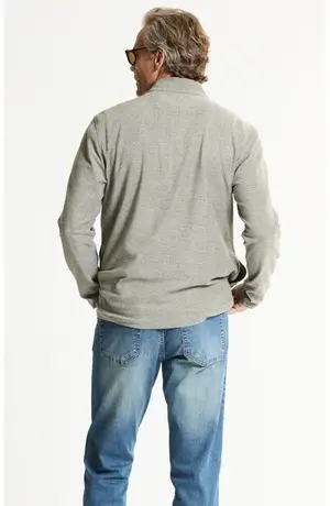 JACHS Ultra Soft Heather Pullover Quarter Zip - Olive