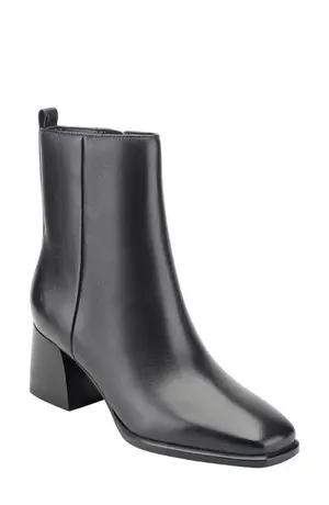 Marc Fisher Milley Leather Bootie Black