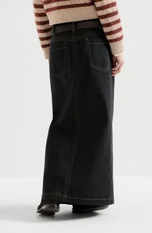 Brunello Cucinelli Maxi Skirt With Monili Detail