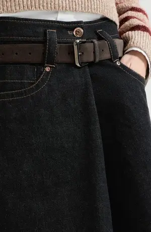 Brunello Cucinelli Maxi Skirt With Monili Detail