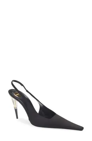 Saint Laurent SAINT LAURENT Goya Slingback Pump Noir