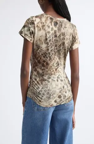 Ramy Brook Kate Python Print T-shirt