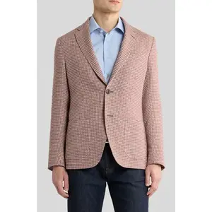 Etro Roma Textured Cotton & Linen Sport Coat - Multicolour