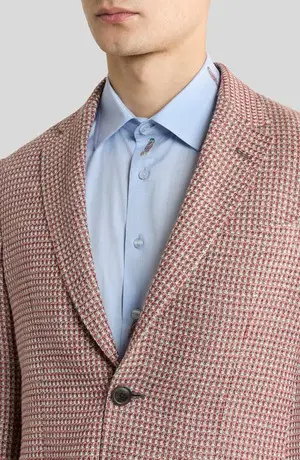 Etro Roma Textured Cotton & Linen Sport Coat