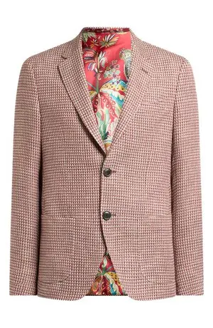 Etro Roma Textured Cotton & Linen Sport Coat