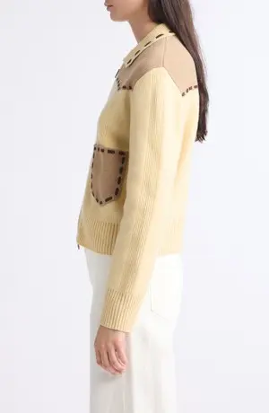 Guest In Residence Saddle Up Cashmere & Wool Jacket