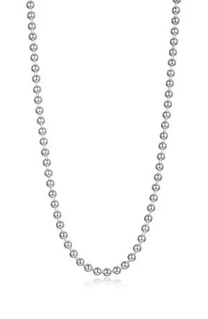 Lafonn Medium Mila Bead Chain Necklace - Silver