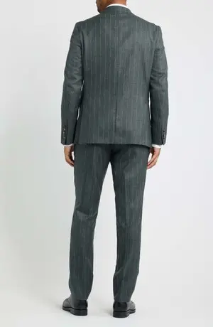 JACK VICTOR Morton Striped Wool Suit