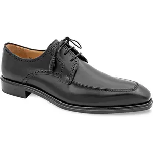 Mezlan Leather Derby Shoes - Black