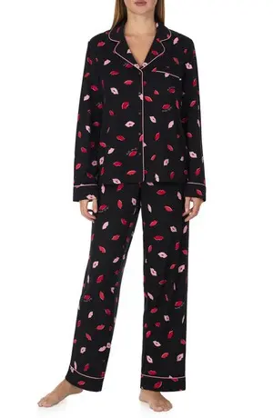 Kate Spade New York Novelty Print Pajamas - Black/multi