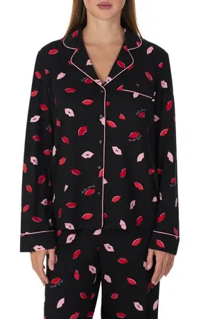 Kate Spade New York Novelty Print Pajamas - Black/multi