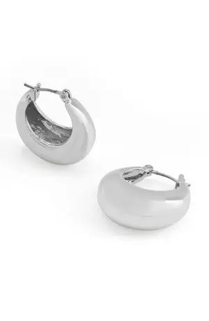 Robert Lee Morris Huggie Hoop Earrings