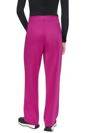 Dkny Scuba Logo Pants - Raspberry