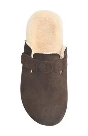 STRIVE Oslo Ii Faux Shearling Slipper - Chocolate