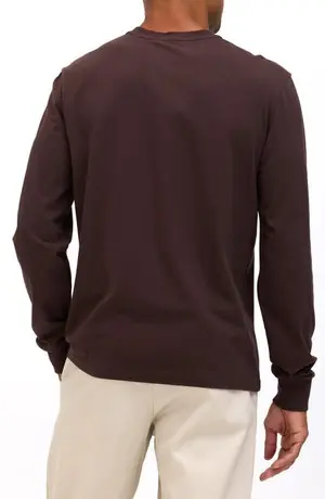 THREADS 4 THOUGHT Doug Organic Cotton Henley - Cocoa
