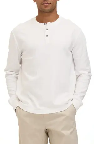 THREADS 4 THOUGHT Doug Organic Cotton Henley - White