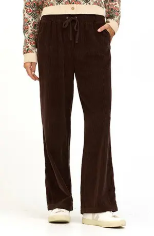 THREADS 4 THOUGHT Davisha Corduroy Drawstring Pants - Cocoa