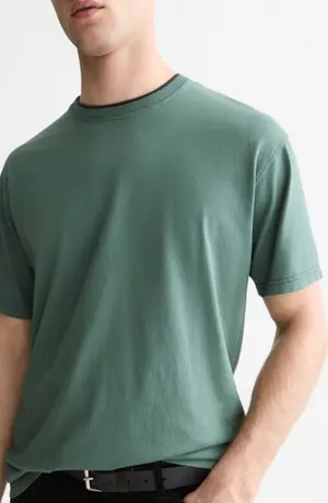 Scotch & Soda 3 Crosses Relaxed Fit Garment Dyed T-shirt